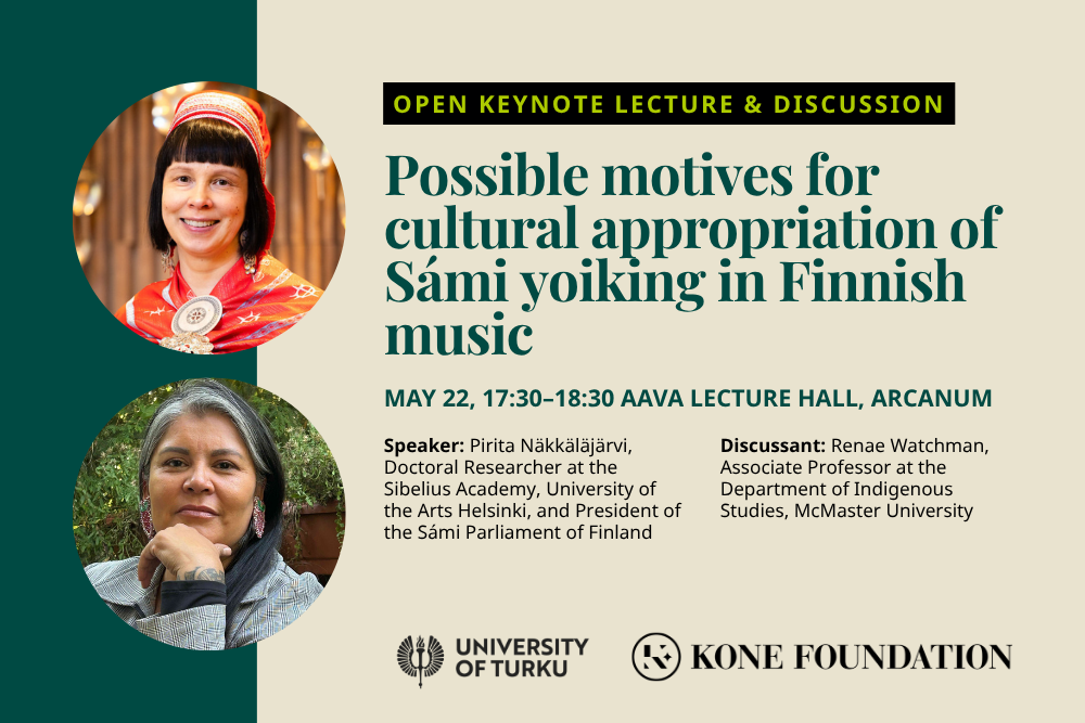 Open Keynote & Discussion: Cultural Appropriation of Sámi Yoiking | ApproFi