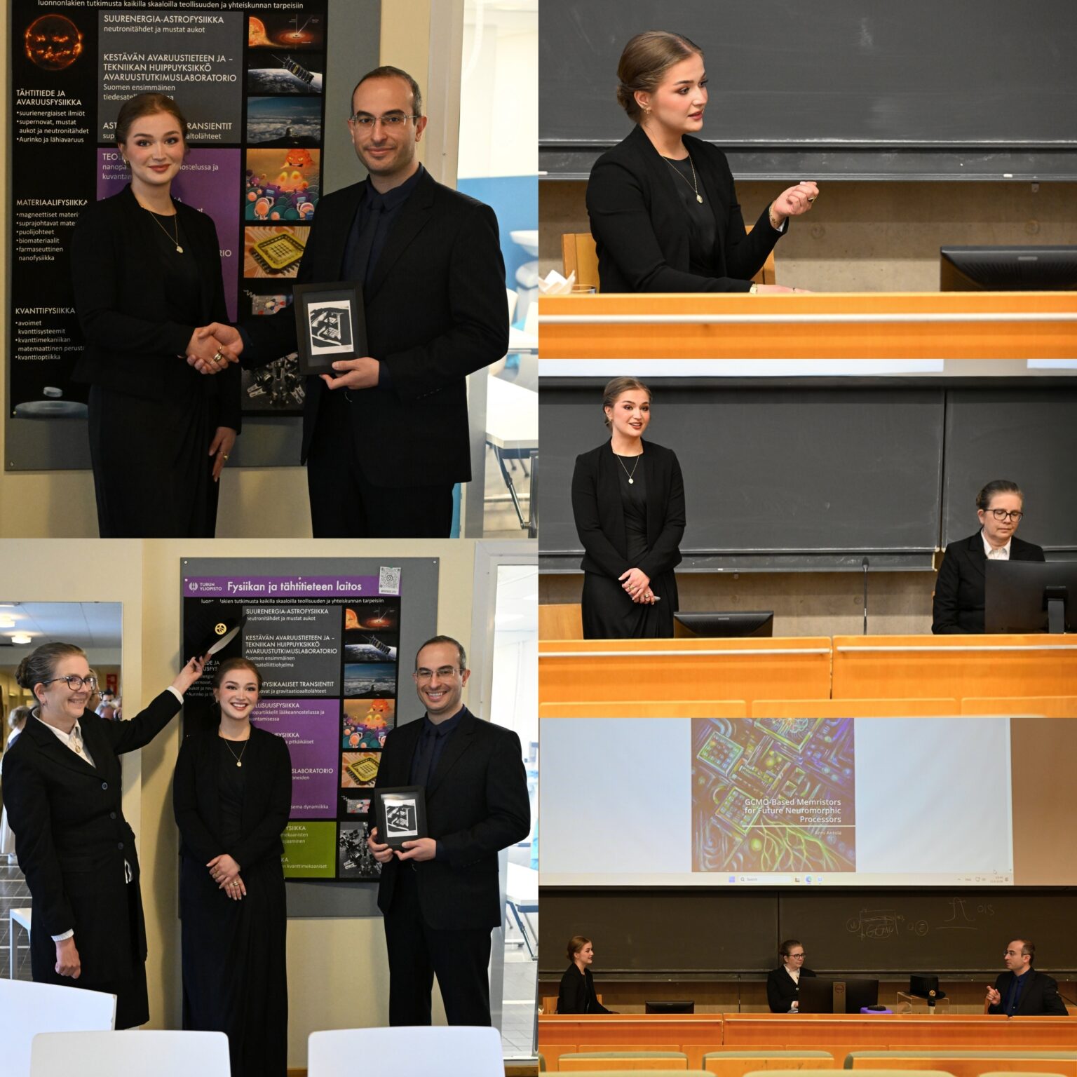 Anni Antola defended her doctoral dissertation on GCMO memristors ...