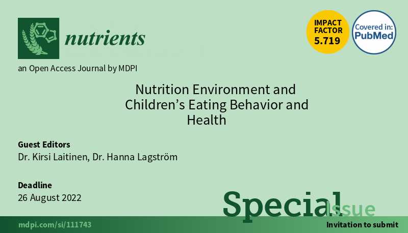 Early Nutrition and Health research group | Early Nutrition and Health ...