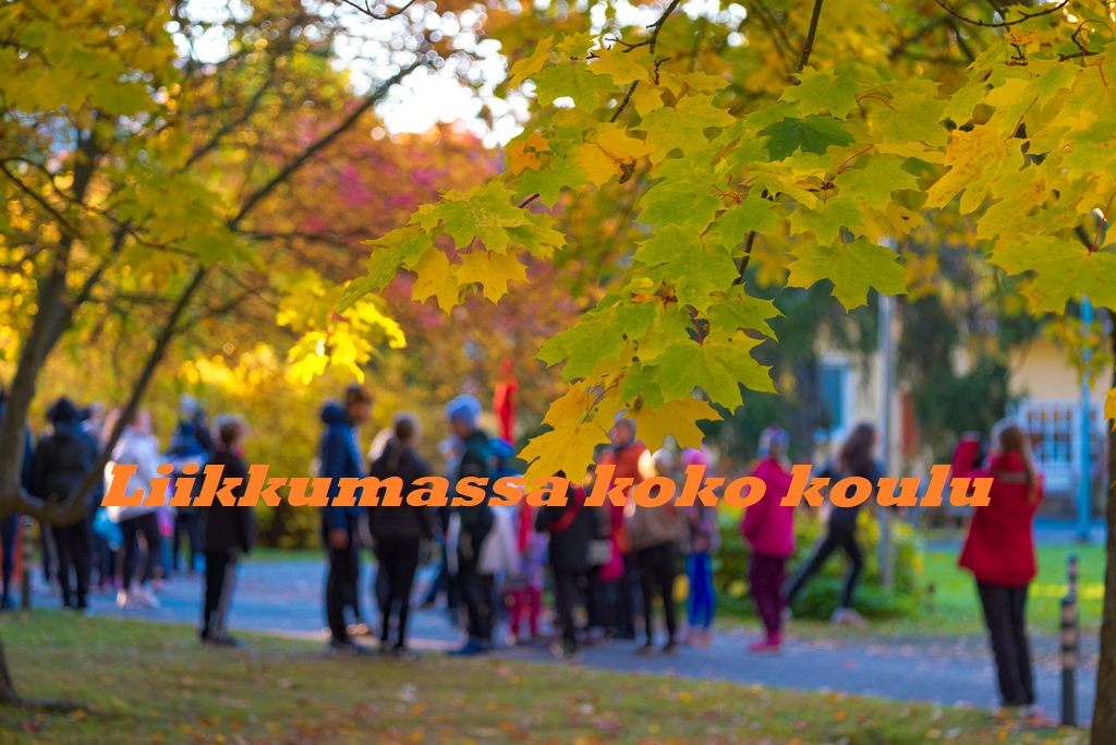 Syksyisen lämmin ja raikas ulkoilupäivä | Rauman normaalikoulu