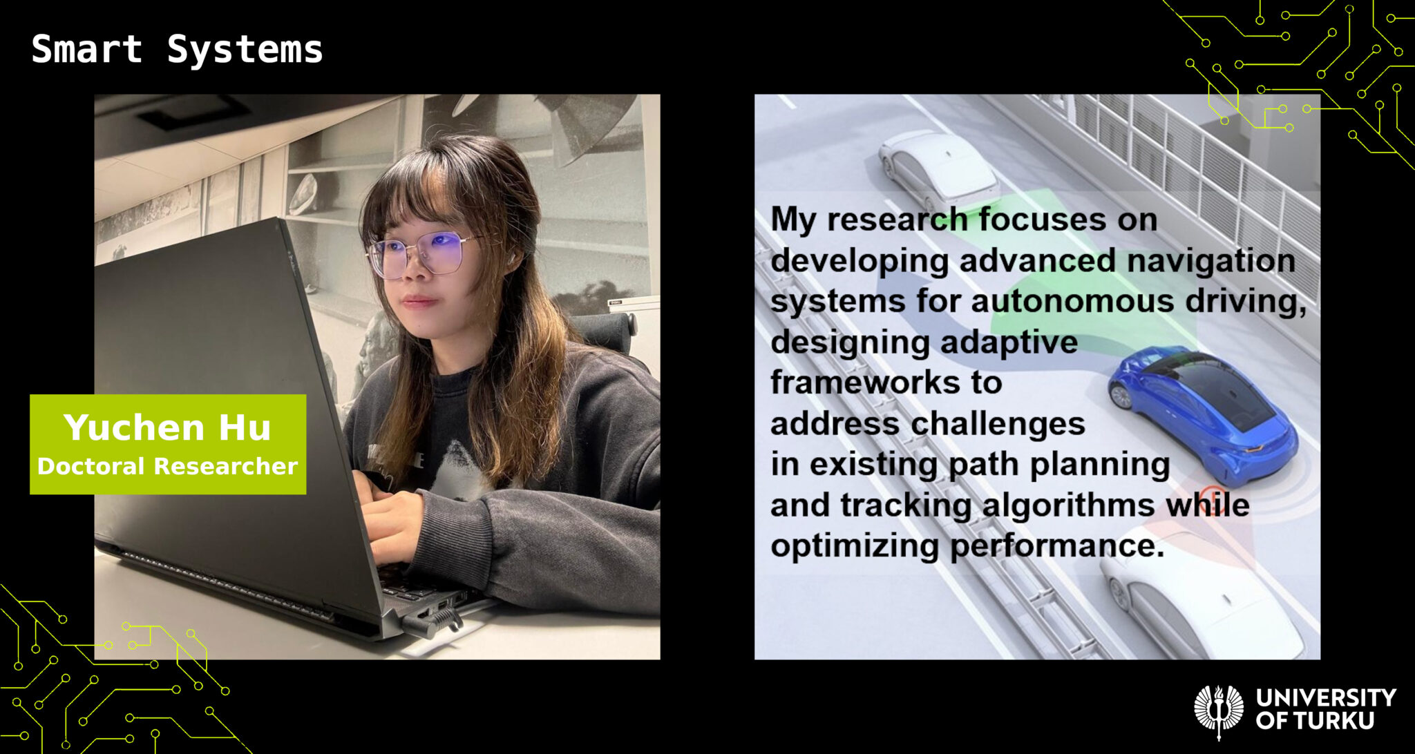 Smart people in focus: Yuchen Hu | Smart Systems